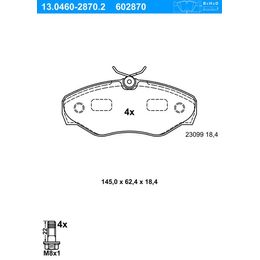 ATE BREMSSCHEIBEN Ø305MM + BREMSBELÄGE VORNE FÜR RENAULT TRAFIC II 2.5 DCI 115 NISSAN PRIMASTAR OPEL VIVARO A 1.9 DI DTI DCI 80 100 2.0 DI DTI16V