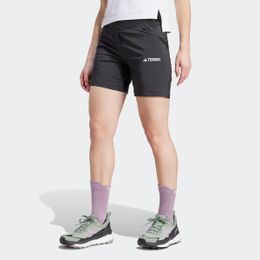 Trekkingshorts adidas terrex "W XPR MD Short" Gr. 46, N-Gr, schwarz (black) Damen Hosen Kurze