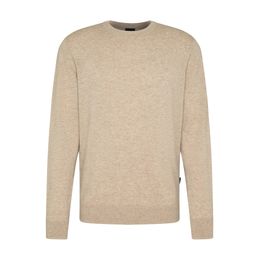 Strickpullover Bugatti Gr. XXXL, beige Herren Pullover Rundhalspullover