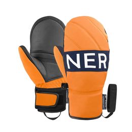 Skihandschuhe Bogner "Janne R-TEXXT" Gr. 6, schwarz (orange, schwarz) Kinder Handschuhe Accessoires