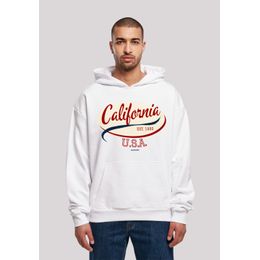 Kapuzenpullover F4NT4STIC "California OVERSIZE HOODIE" Gr. L, weiß Herren Pullover Kapuzenpullover