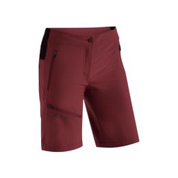 Bermudas Maier Sports "Latit Short Vario" Gr. 36, Normalgrößen, rot (weinrot) Damen Hosen Sporthosen