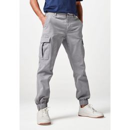 Cargohose AUTHENTIC LE JOGGER Gr. 38, N-Gr, grau (hellgrau) Herren Hosen Outdoorhosen