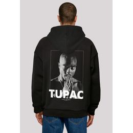 Kapuzenpullover F4NT4STIC "Tupac Shakur Praying" Gr. S, schwarz Herren Pullover Kapuzenpullover