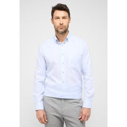 Langarmhemd Eterna "MODERN FIT" Gr. 39, Normalgrößen, blau (hellblau) Herren Hemden Langarm