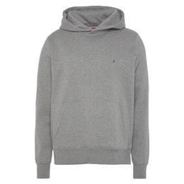 Hoodie Tommy Hilfiger "FLAG LOGO HOODY" Gr. S, grau (medium grey heather) Herren Sweatshirts