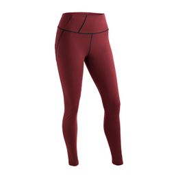 Outdoorhose Maier Sports "Arenit W" Gr. 44, Normalgrößen, rot (weinrot) Damen Hosen Sporthosen