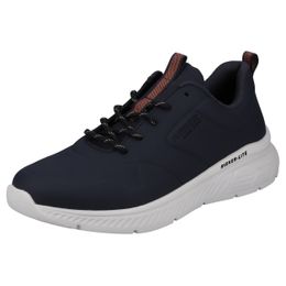 Sneaker Rieker Gr. 45, blau (dunkelblau) Herren Schuhe Schnürhalbschuhe