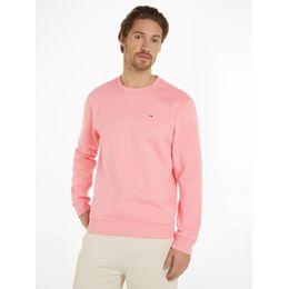 Sweatshirt Tommy Jeans "TJM REGULAR FLEECE C NECK" Gr. M, pink Herren Sweatshirts