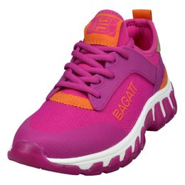Slip-On Sneaker Bagatt Gr. 40, pink (pink, orange) Damen Schuhe Schnürschuhe