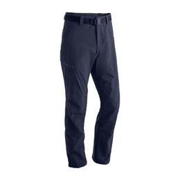 Funktionshose Maier Sports "Nil" Gr. 70, Normalgrößen, blau Herren Hosen Wanderhosen Wanderhose, atmungsaktive Outdoor-Hose mit Roll up Funktion