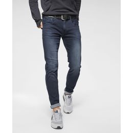 Slim-fit-Jeans Replay "Anbass Superstretch" Gr. 30, Länge 32, blau (darkblue) Herren Jeans Slim Fit