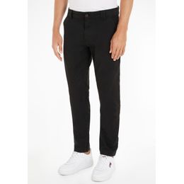 Chinohose Tommy Jeans "TJM SCANTON CHINO PANT" Gr. 38, Länge 36, schwarz (black) Herren Hosen Business