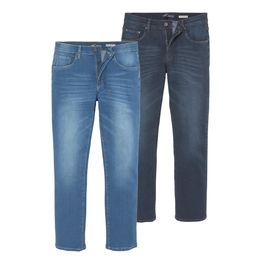 Stretch-Jeans Arizona "Willis" Gr. 70, N-Gr, blau (blue used und blue black used) Herren Jeans Stretch
