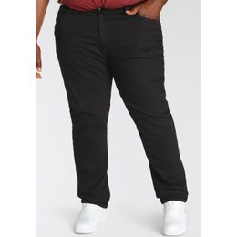 LEVI'S® PLUS Tapered-fit-Jeans LEVI'S PLUS "512" Gr. 46, Länge 32, schwarz (black denim) Herren Jeans Tapered-Jeans