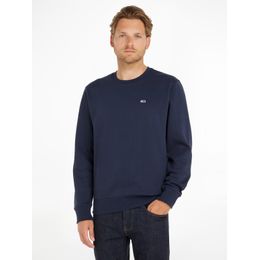Sweatshirt Tommy Jeans "TJM REGULAR FLEECE C NECK" Gr. S (48), blau (twilight navy) Herren Sweatshirts