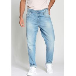 Stretch-Jeans Gang "94MARCO" Gr. 33, Länge 30, blau (authentic vint) Herren Jeans Stretch im relaxten 5-Pocket Style mit doppelter Gürtelschlaufe