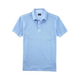 Poloshirt OLYMP "Casual Wirk" Gr. XXXL, blau (hellblau) Herren Shirts Kurzarm