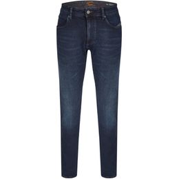 5-Pocket-Jeans Camel Active "MADISON" Gr. 31, Länge 30, blau (darkblue, used) Herren Jeans 5-Pocket-Jeans