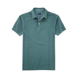 Poloshirt OLYMP "Casual Wirk" Gr. XXXL, blau (türkis) Herren Shirts Kurzarm