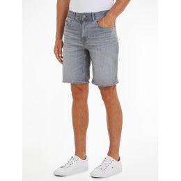 Jeansshorts Tommy Hilfiger "BROOKLYN SHORT STR" Gr. 38, N-Gr, grau (tucket grey) Herren Jeans Shorts