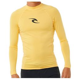 Rip Curl - Waves UVP Performance L/S - Lycra Gr S gelb