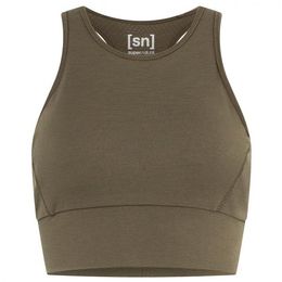 super.natural - Women's Liquid Flow Top - Sport-BH Gr 34 - XS braun