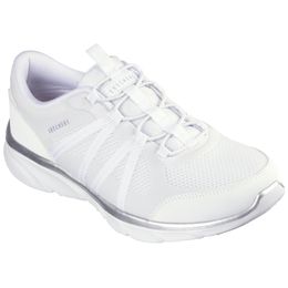 Slip-On Sneaker Skechers "D'LUX COMFORT-SURREAL" Gr. 40, weiß Damen Schuhe Sneaker Bestseller