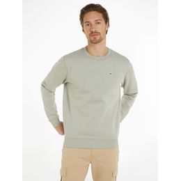 Sweatshirt Tommy Jeans "TJM REGULAR FLEECE C NECK" Gr. L, grau (faded willow) Herren Sweatshirts