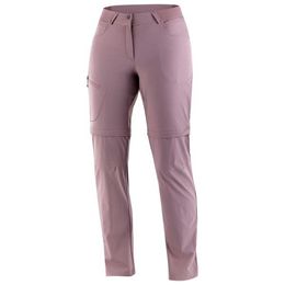 Salomon - Women's Wayfarer Zip Off Pants - Zip-Off-Hose Gr 34 rosa
