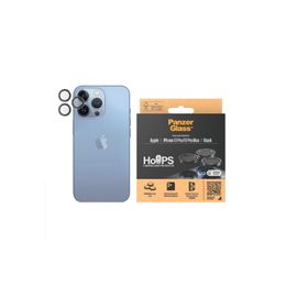PanzerGlass Hoops Camera Lens Protector für Apple iPhone 13 Pro, Apple iPhone 13 Pro Max, Kameraschutzglas, 1 Stück, Kameraschutz, Schutzglas, Einfach anbringen, kratz- & stoßfest, weiß