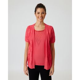 Ovanti Strickdesign Glow Pullover in Twinset-Optik