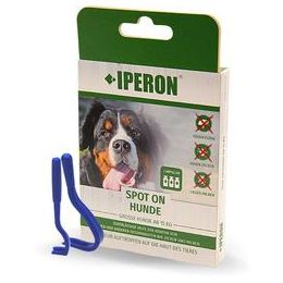 LYRA PET 3 x 3 ml IPERON® SPOT-ON Große Hunde + Zeckenhaken