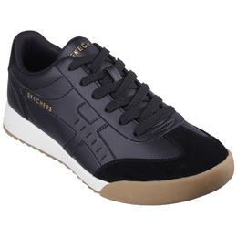 Sneaker Skechers "ZINGER-MANZANILLA TOTALE" Gr. 40, schwarz Herren Schuhe Schnürhalbschuhe