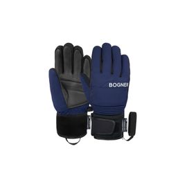 Skihandschuhe Bogner "Jody R-TEXXT" Gr. 4, schwarz (dunkelblau, schwarz) Kinder Handschuhe Accessoires