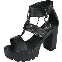 Gothicana by EMP High Heels With Chains And Rivets High Heel schwarz in EU37