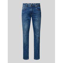 Petrol Slim Fit Jeans im 5-Pocket-Design