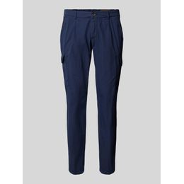 Tapered Fit Cargohose mit Bundfalten Modell 'TRAIANO'