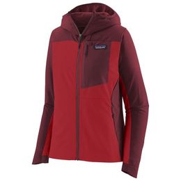 Patagonia - Women's R1 CrossStrata Hoody - Softshelljacke Gr S rot