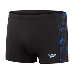 Speedo - Hyperboom Panel Aquashort - Badehose Gr 32 - DE: 4 schwarz