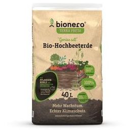 bionero Bio Hochbeeterde Gemüse satt 40 L torffrei