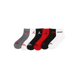 Jordan Socken Jungen Größe 35/37.5 grau / rot / schwarz / weiß