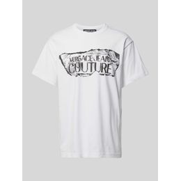 Versace Jeans Couture T-Shirt mit Label-Print