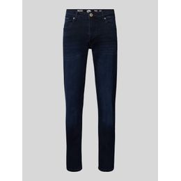 Petrol Slim Fit Jeans im 5-Pocket-Design