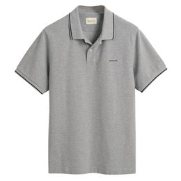 Gant Poloshirt 'Rugger' Herren Größe XXXL graumeliert / schwarz