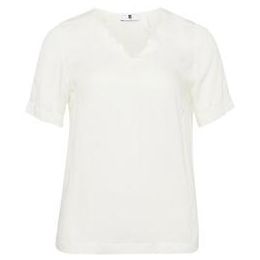 Bluse V-Ausschnitt Anna Aura weiss, 50