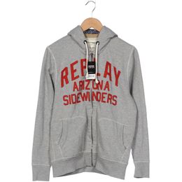 Replay Herren Kapuzenpullover, grau