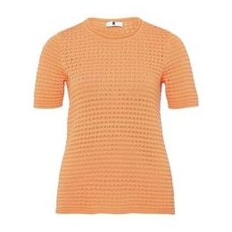 Rundhals-Pullover 1/2-Arm Anna Aura orange, 46