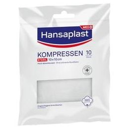 Beiersdorf Hansaplast KOMPRESSEN STERIL 10x10 cm