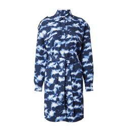 Pepe Jeans Kleid 'BURNET' Damen Größe 36 navy / hellblau / weiß Winterkleid